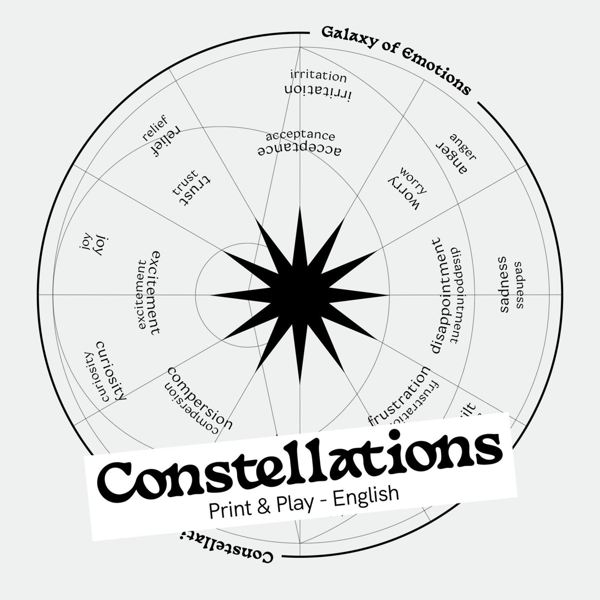 Print & Play English | Constellations Game to print – Gender Games